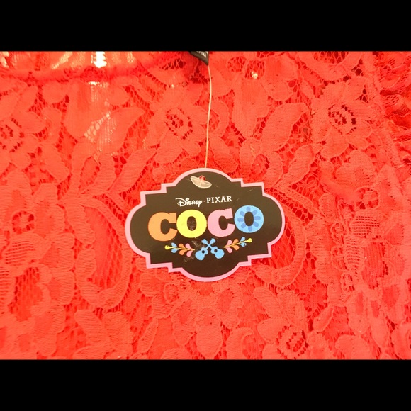 Disney | Dresses | Disney Large Coco Red Dress | Poshmark